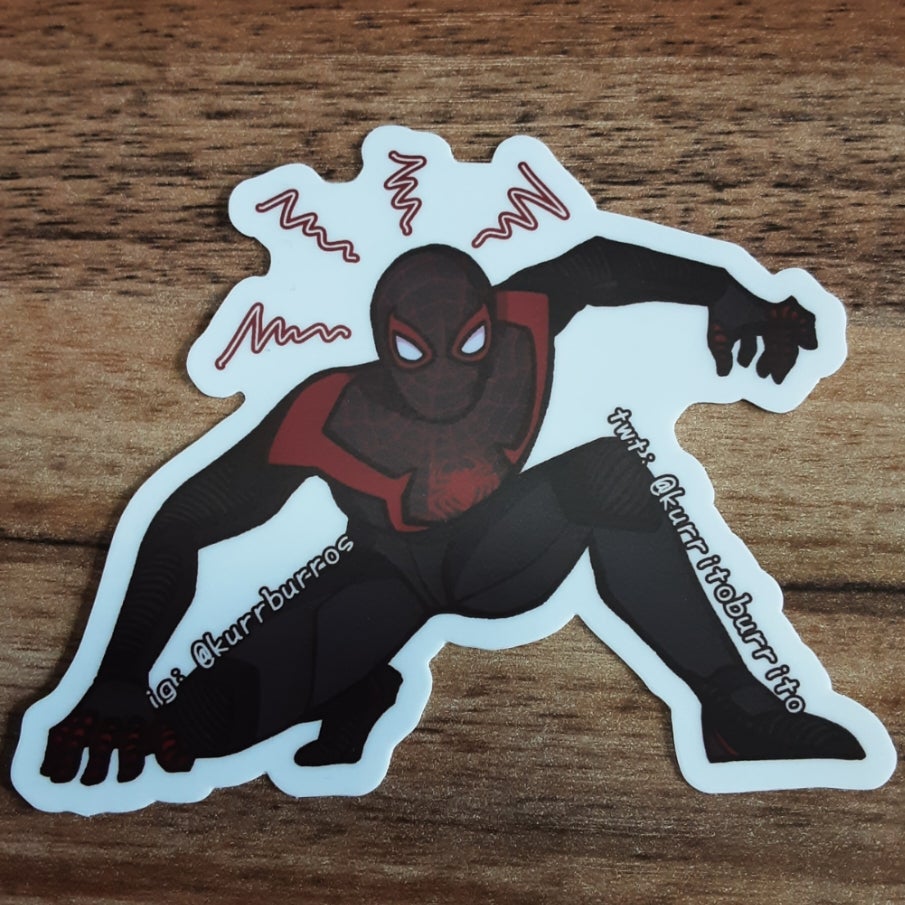 Spider-Man (Miles Morales) Sticker | KURRITOBURRITO